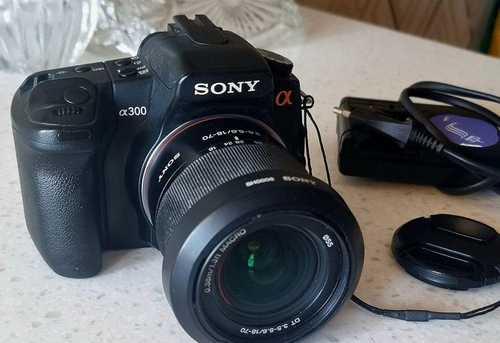 Зеркальный фотоаппарат Sony a300