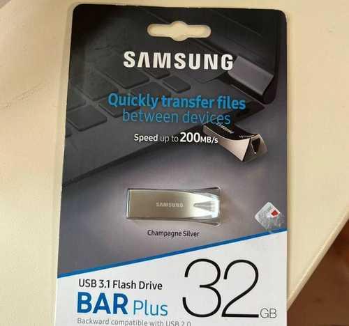 USB накопитель Samsung BAR plus, MUF-32BE