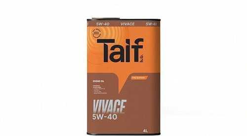Моторное масло Taif Vivace 5W-40 синтетическое 4 л