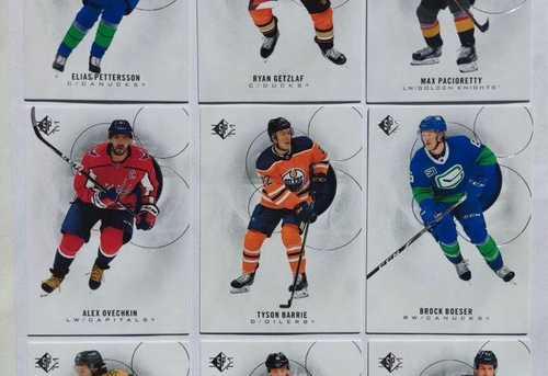 Карточки NHL из разных серий