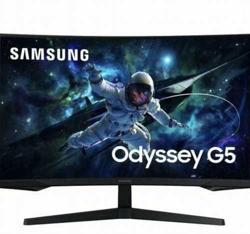 Монитор samsung odyssey g5 2k/165hz 32 дюйма