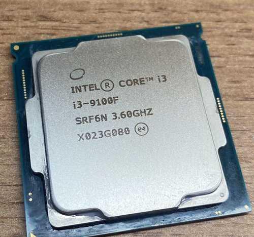 Процессор intel core i3-9100F