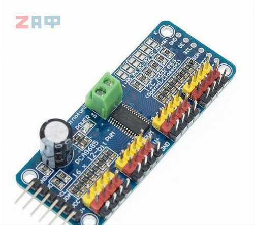 Шим серводвигателя PCA9685 16-канальный Arduino