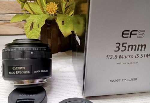 Canon efs 35mm f/2.8 Macro IS STM