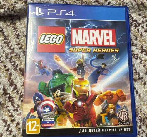 Диск ps4 lego marvel super heroes