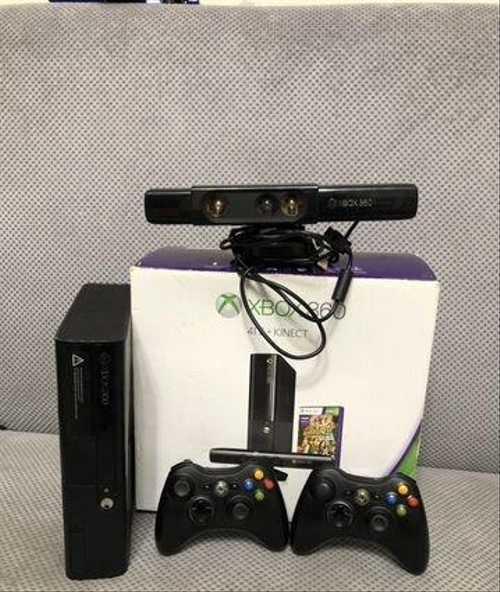 Xbox 360 E 320gb Freeboot/Kinect/2дж/30игр