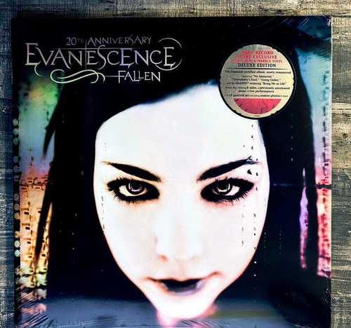 Evanescence - Fallen (20th Anniversary) Pink splat