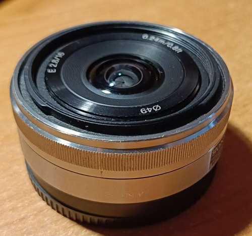 Объектив Sony 16mm f/2.8 (E mount)