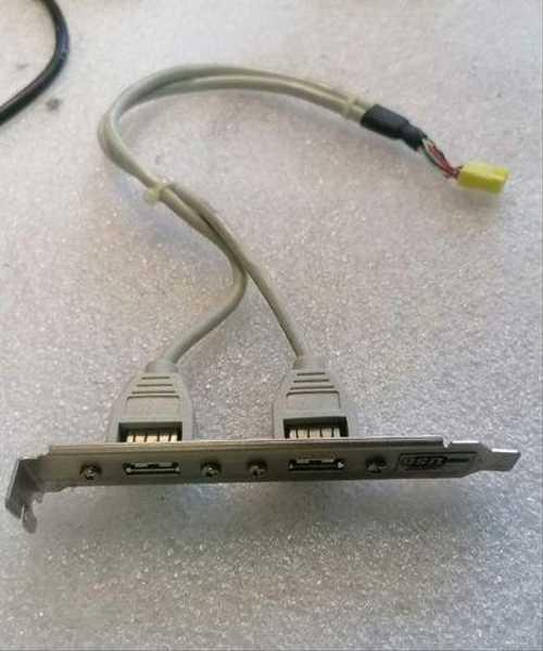 Дополнительный разъем USB 2шт Планка в сист. блок