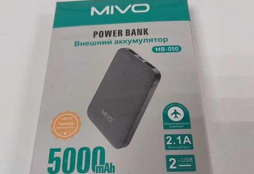Пауэрбанк mivo MB-050 5000 mAh новый