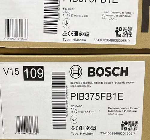 Варочная панель Bosch PIB375FB1E, Domino