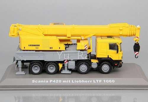 Scania P420 Liebherr LTF 1060 автокран 1:72 Yu-Ra