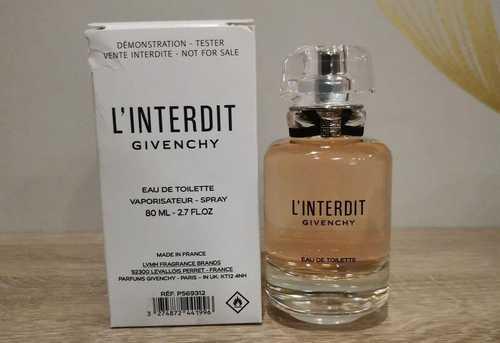 Givenchy L'Interdit eau de toilette 80 оригинал