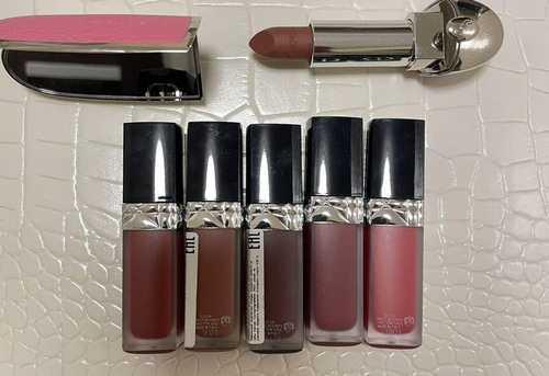 Помада Rouge Dior,подводка Mac,тени Tom ford