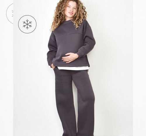 Теплый костюм для беременных и кормящих