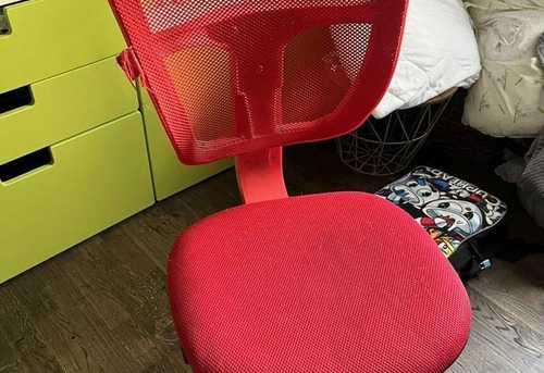 Компьютерное кресло детское красное