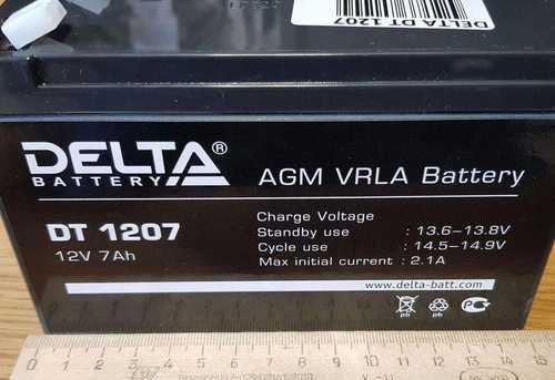 АКБ для ибп delta Battery DT 1207