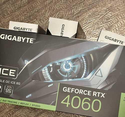 Видеокарта Gigabyte rtx 4060 eagle oc ice 8gb