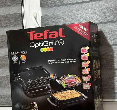 Tefal Optigrill  GC714834 c насадкой для запекания