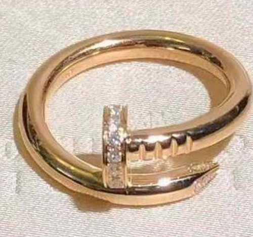 Кольцо Cartier Гвоздь золото 0,16ct