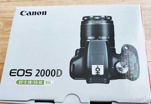 Коробка Canon EOS 2000D