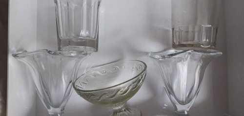 Креманки стаканы стекло времен СССР