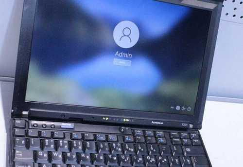 Ноутбук ThinkPad X201/12"/i5/ssd/windows 10