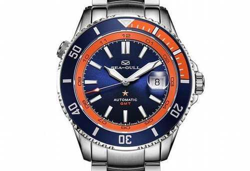 Мужские механические часы Sea-Gull GMT