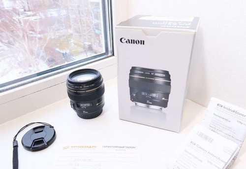 Объектив портретный Canon EF 85mm f1.8 USM