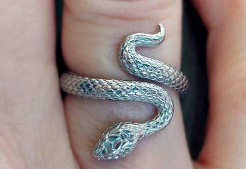 Кольцо "Змея" серебро
