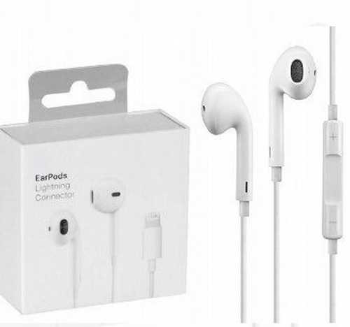 Наушники гарнитура EarPods Lightning A1748