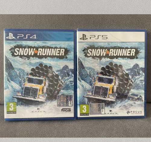 SnowRunner PS4/ PS5 Диск Новый Рус