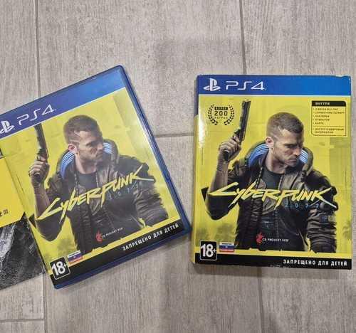 Cyberpunk 2077 ps4 диск