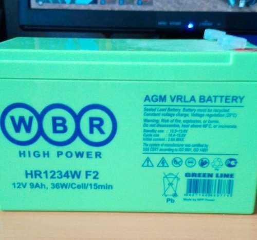 AGM vrla battery