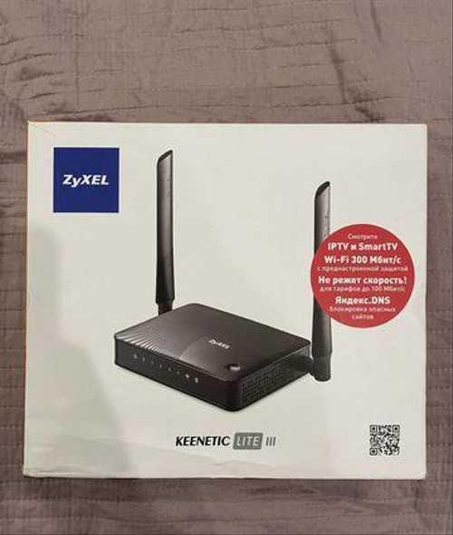 Wi-Fi Роутер zyxel Keenetic Lite 3