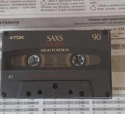 Аудиокассета TDK SA-XS 90 (Тип II)