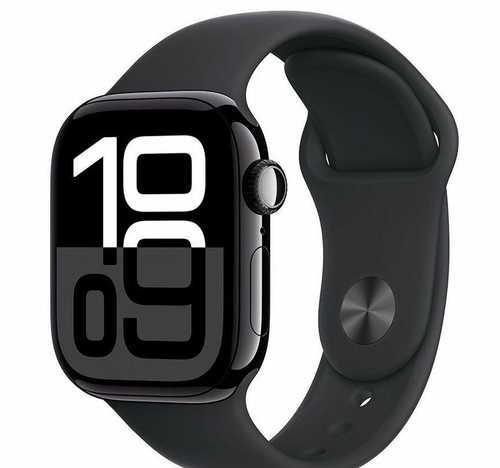 Apple Watch S10 46mm Jet Black Sport band M/L