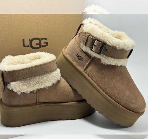 Угги Ugg Ultra Mini Belted Roller Chestnut