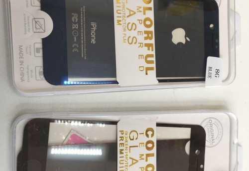 Защитное стекло на лицевую и заднюю сторону iPhone