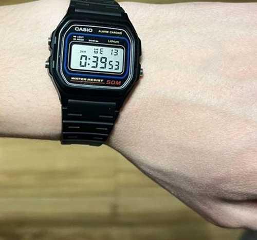 Часы casio vintage черные