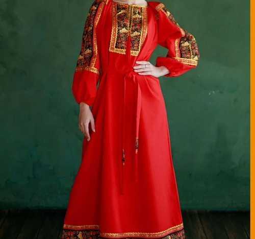 Платье русское нарядное
