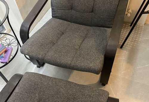 Кресло качалка IKEA + банкетка