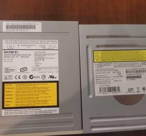 Cd rom, dvd rom, rw dvd rewritable