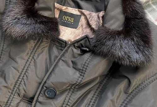 Пальто женское фирма Orsa,размер 46