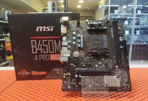 Материнская плата MSI B450M-A PRO MAX