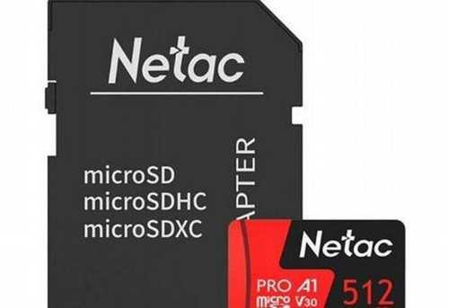 Карта памяти Micro SD 512Гб Netac P500 Extreme Pro