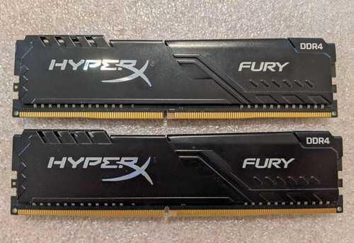 Оперативная память 2x8GB DDR4 HyperX Fury