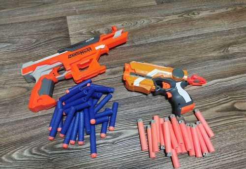 Бластеры nerf falconfire и firestrike