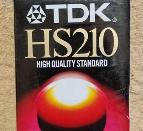 Видеокассета VHS новая TDK HS210