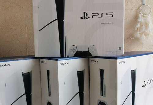 Sony ps5 slim 1tb Новая, с дисководом +50 игр